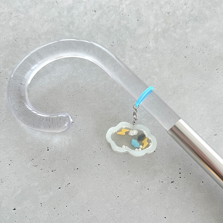 アンブレラマーカー シリコンリング アソートカラー BU・R シリコンリング外径約2cm｜雑貨用金具・アクセサリーパーツ【パーツクラブ ...