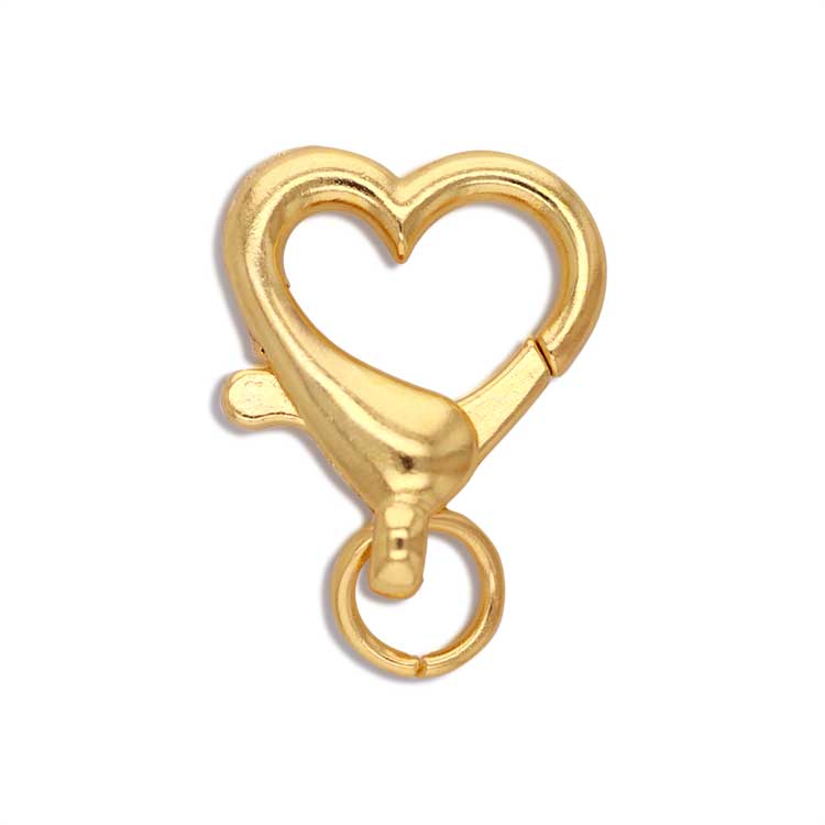 キーホルダー / カラビナ（ハート）/ G | ビーズ・パーツなどのハンドメイドパーツおよびハイクオリティ・プチプライスのアクセサリー販売サイト