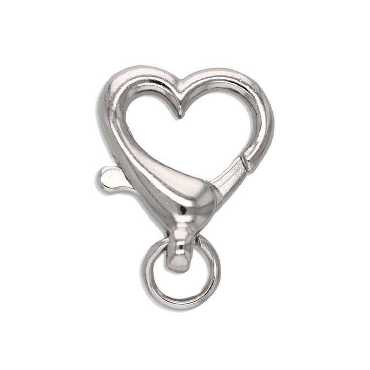 キーホルダー / カラビナ（ハート）/ R | ビーズ・パーツなどのハンドメイドパーツおよびハイクオリティ・プチプライスのアクセサリー販売サイト