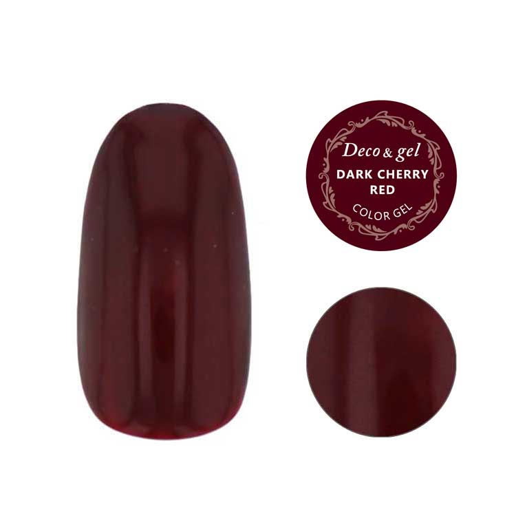 Deco＆gel（デコエンジェル）/ カラージェル IN123（Dark Cherry Red） | ビーズ・パーツなどのハンドメイドパーツ ...
